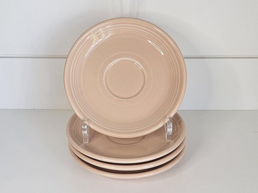 Vintage 1990's Fiestaware 6 Inch Saucer, Peach - Etsy