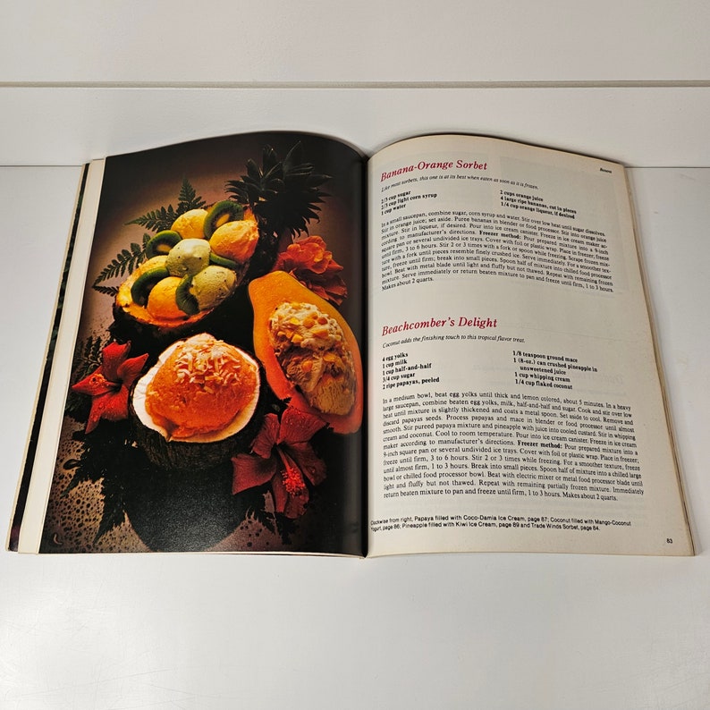 Vintage 1970s-80s Cookbooks: Ice Cream, Fondue, Cooking for Two - Etsy