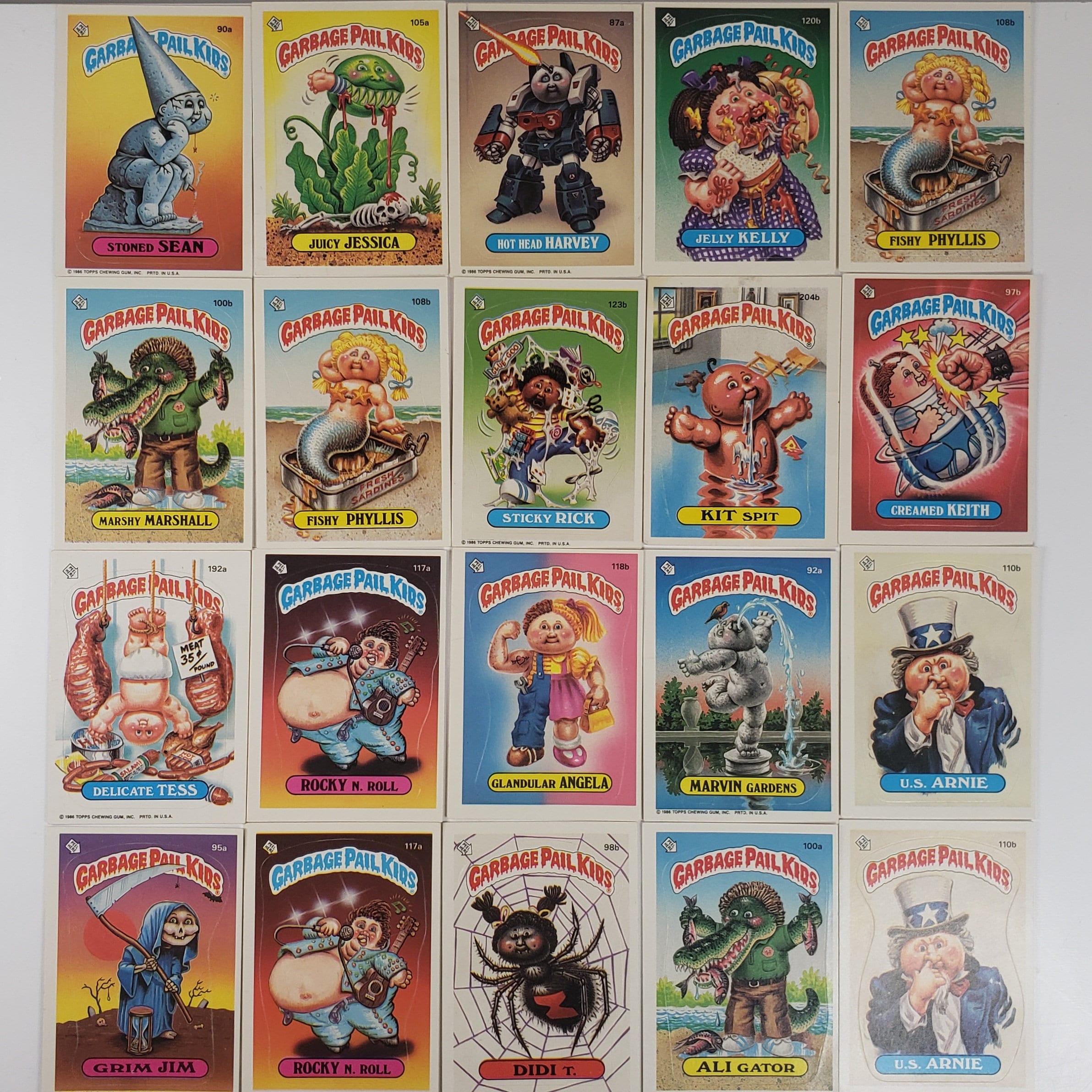 Garbage Pail Kids Trading Cards - Etsy