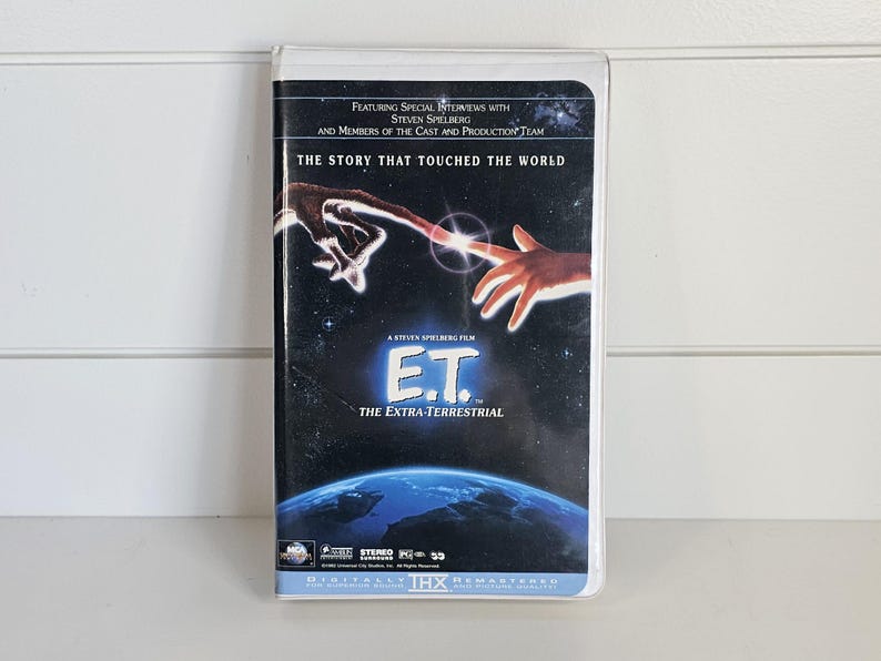 E.T. the Extra-terrestrial VHS Tapes Vintage 1996 - Etsy
