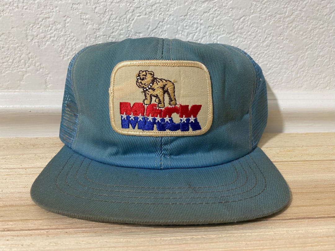 Vintage Mack Trucks Trucker Hat Truck Hat Rare Patch Hat 1970's Made in ...