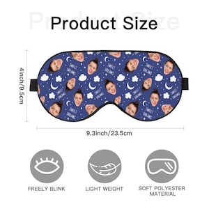 Customized Sleep Mask, Custom Name Eye Mask, custom Sleepmask ...