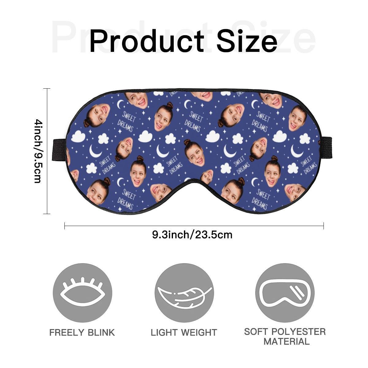 Customized Sleep Mask, Custom Name Eye Mask, custom Sleepmask ...
