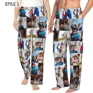 Custom Photo Pajamas, Personalized Face Unisex Pajamas, Custom Photo ...