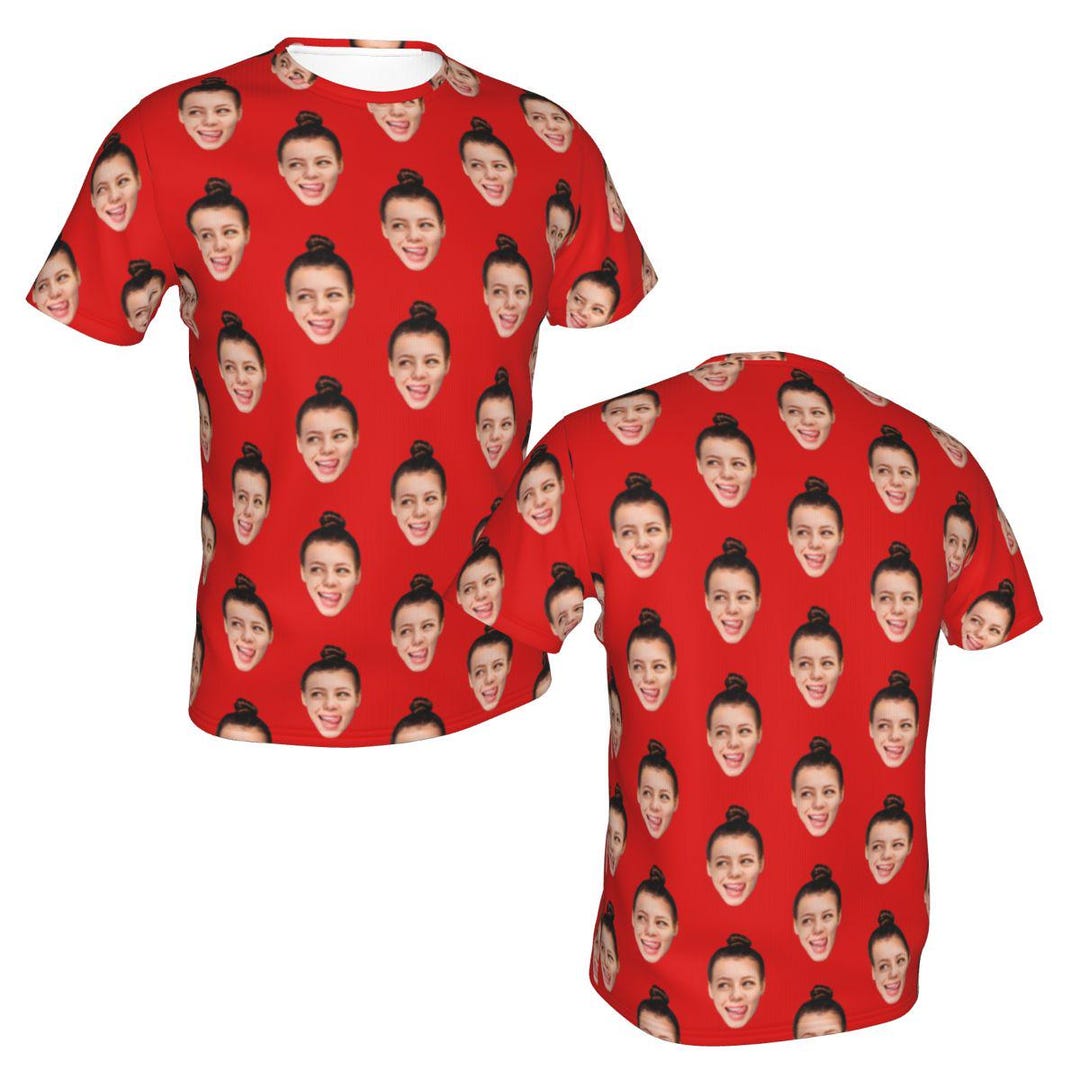 Custom Shirt With Face Custom T-shirt With Faces Custom Face Shirts ...