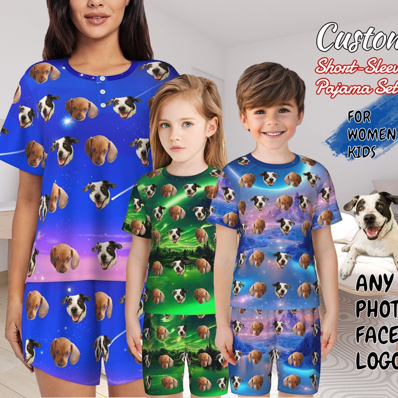 Custom Print Pajamas - Etsy Australia