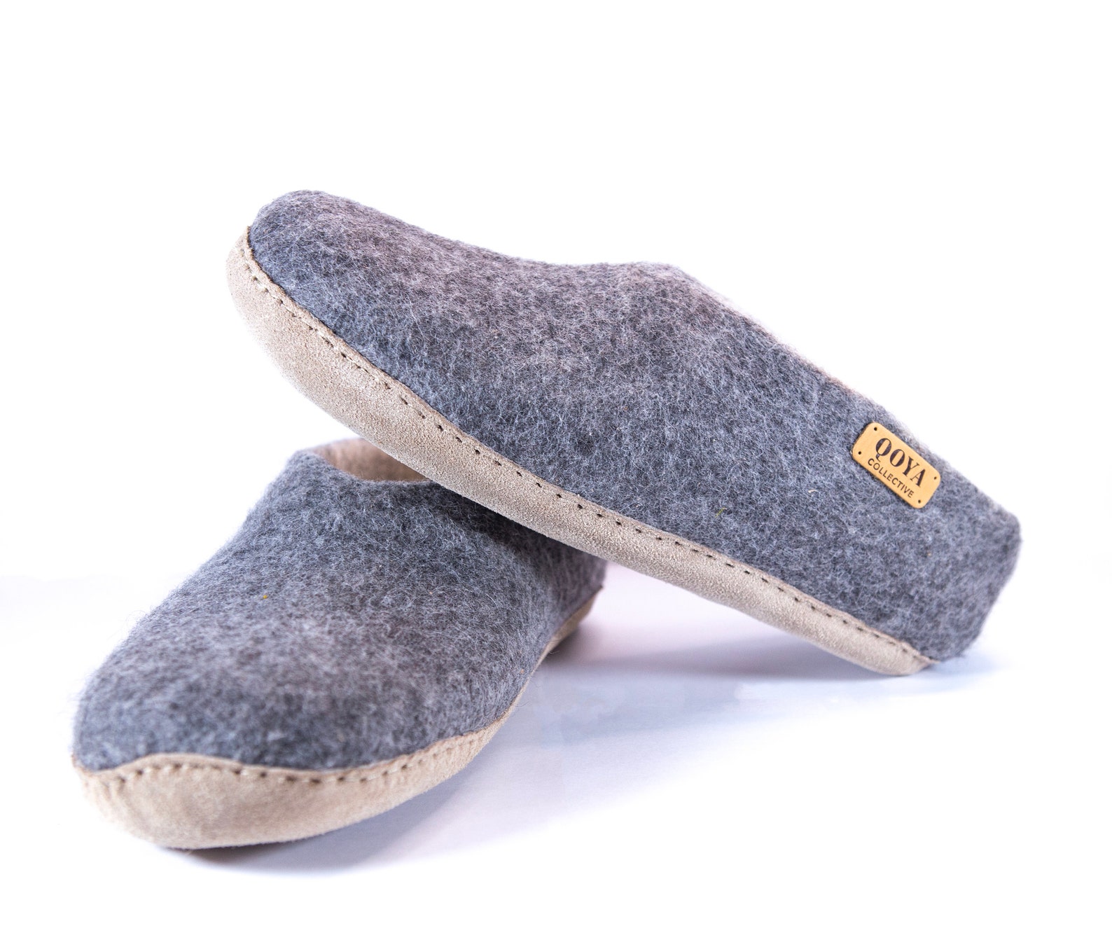 Hand-felted Alpaca & Lambswool Slippers - Etsy