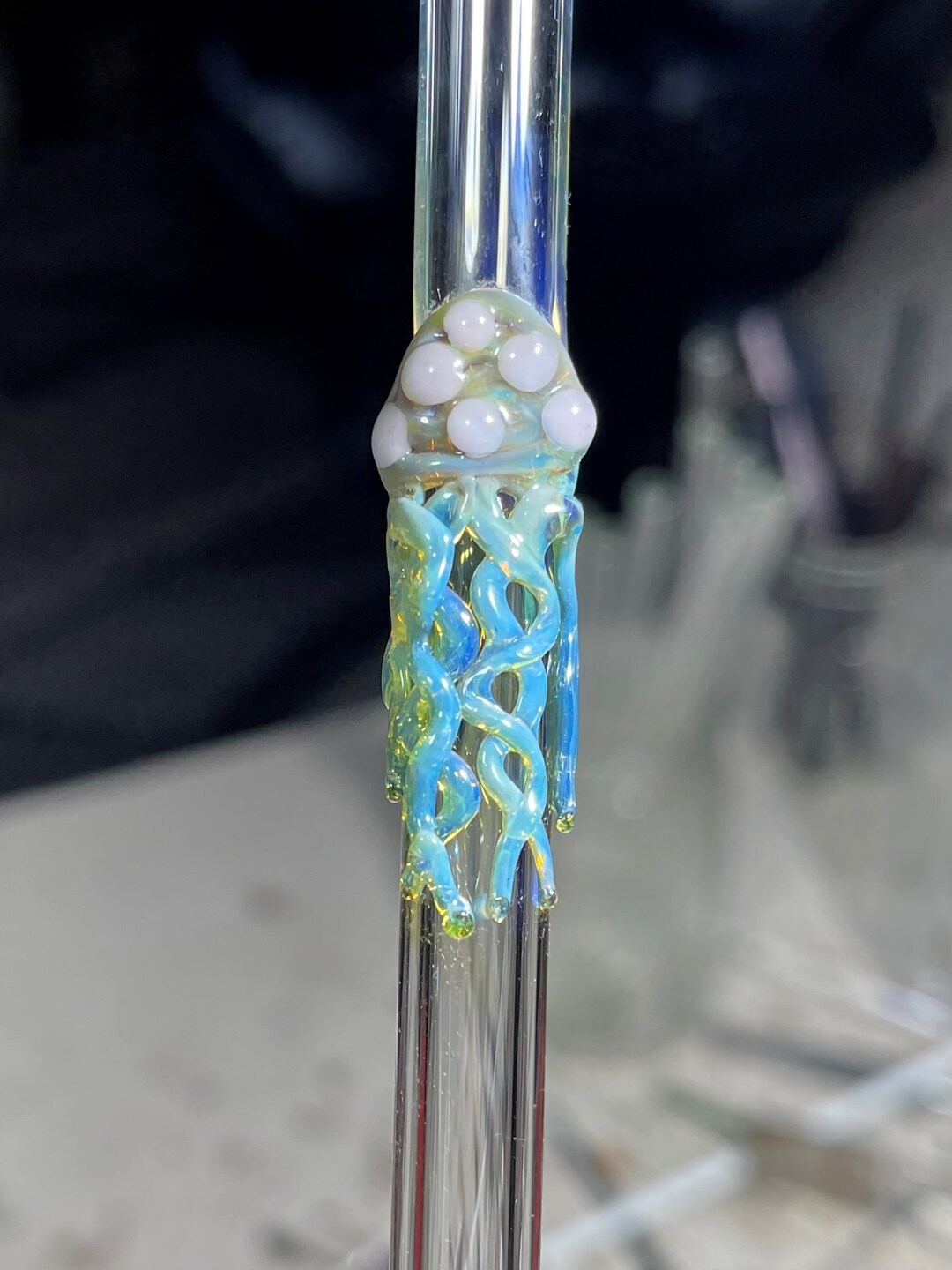 Handmade Jellyfish Glass Straw Ocean-inspired Eco-friendly Design - Etsy
