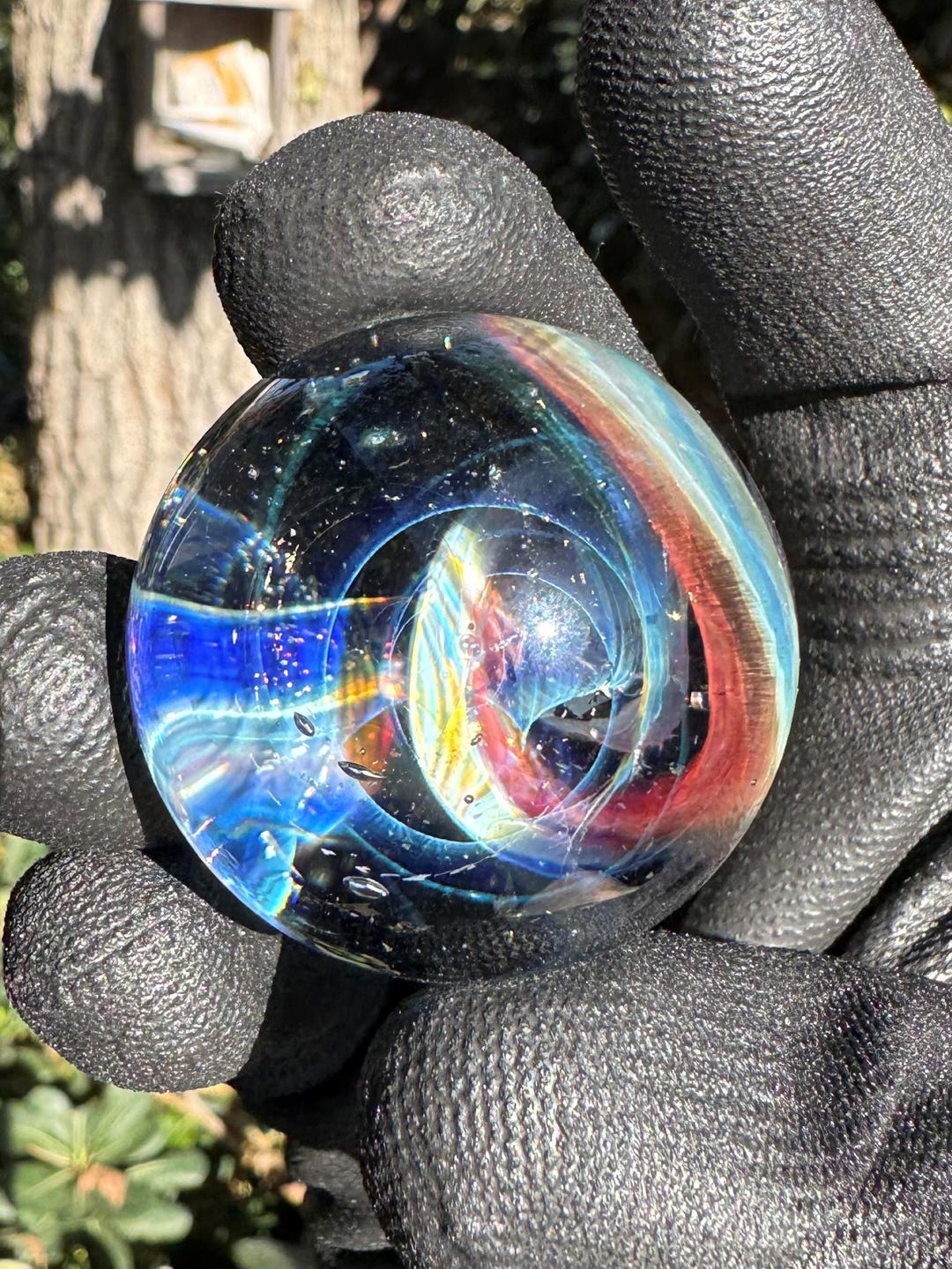 Handmade Galaxy Glass Marble Cosmic Art - Etsy