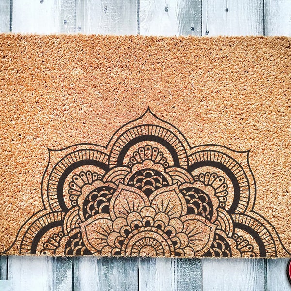 Boho Door Mat - Etsy