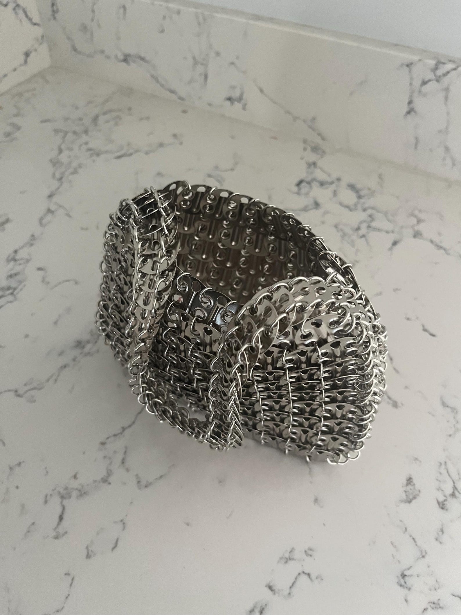 Chain Link Metal Disc | Metallic Chainmail Purse | Chain Mesh ...