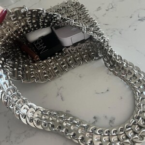 Chain Link Metal Disc | Metallic Chainmail Purse | Chain Mesh ...