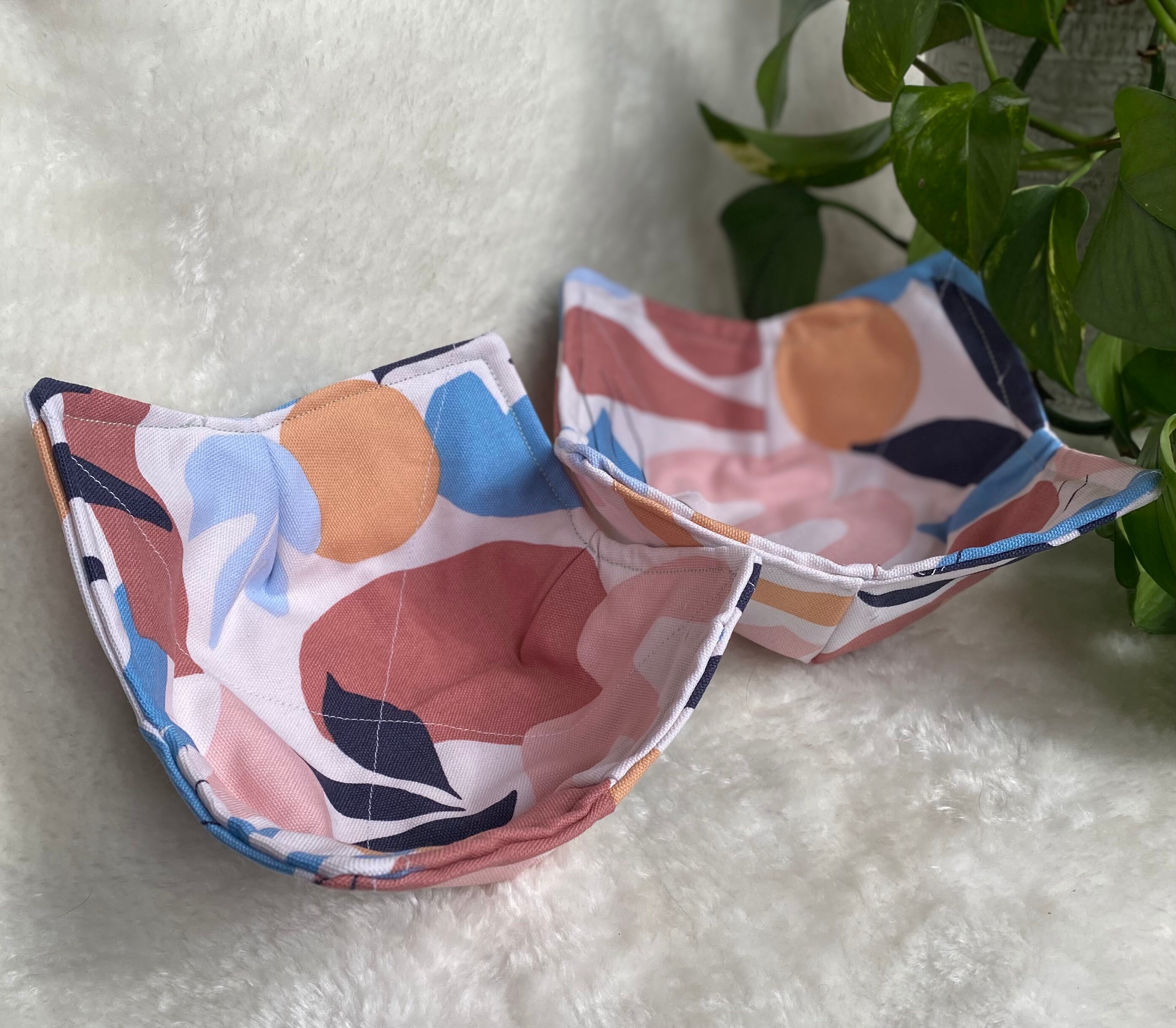 Bowl Cozy, Boho Bowl Cozy, Boho Kitchen Linens, Abstract Boho - Etsy