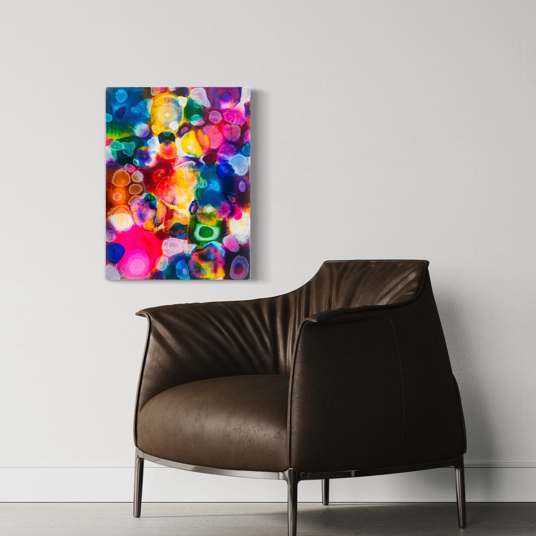 Colorful Resin Art Rainbow Resin Wall Art Paintings With Epoxy Resin on ...