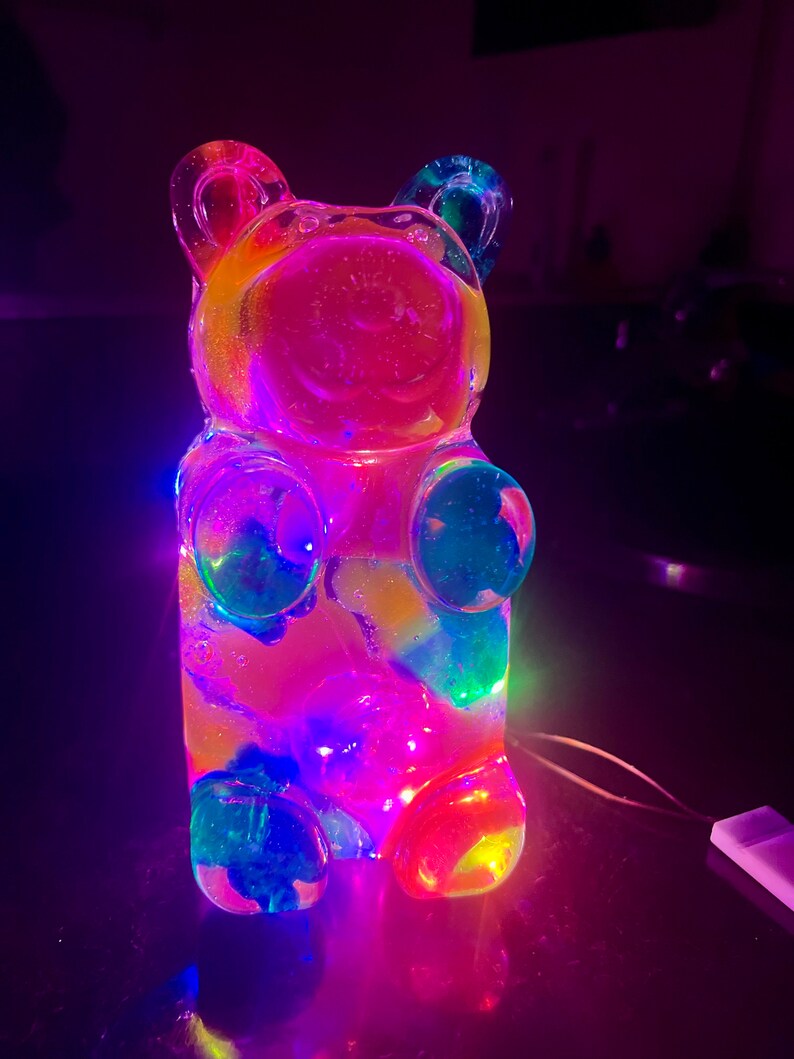 Resin Large Gummy Bear Gummy Bear Night Light Gummy Bear Lamp Gummy ...