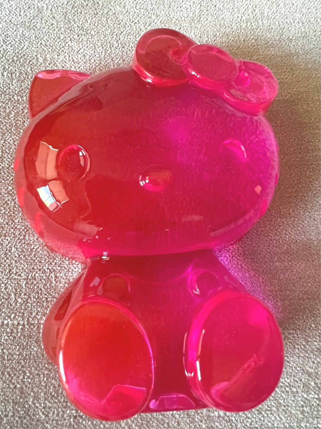 Large Hello Kitty Figure Resin Hello Kitty Epoxy Resin Hello Kitty ...