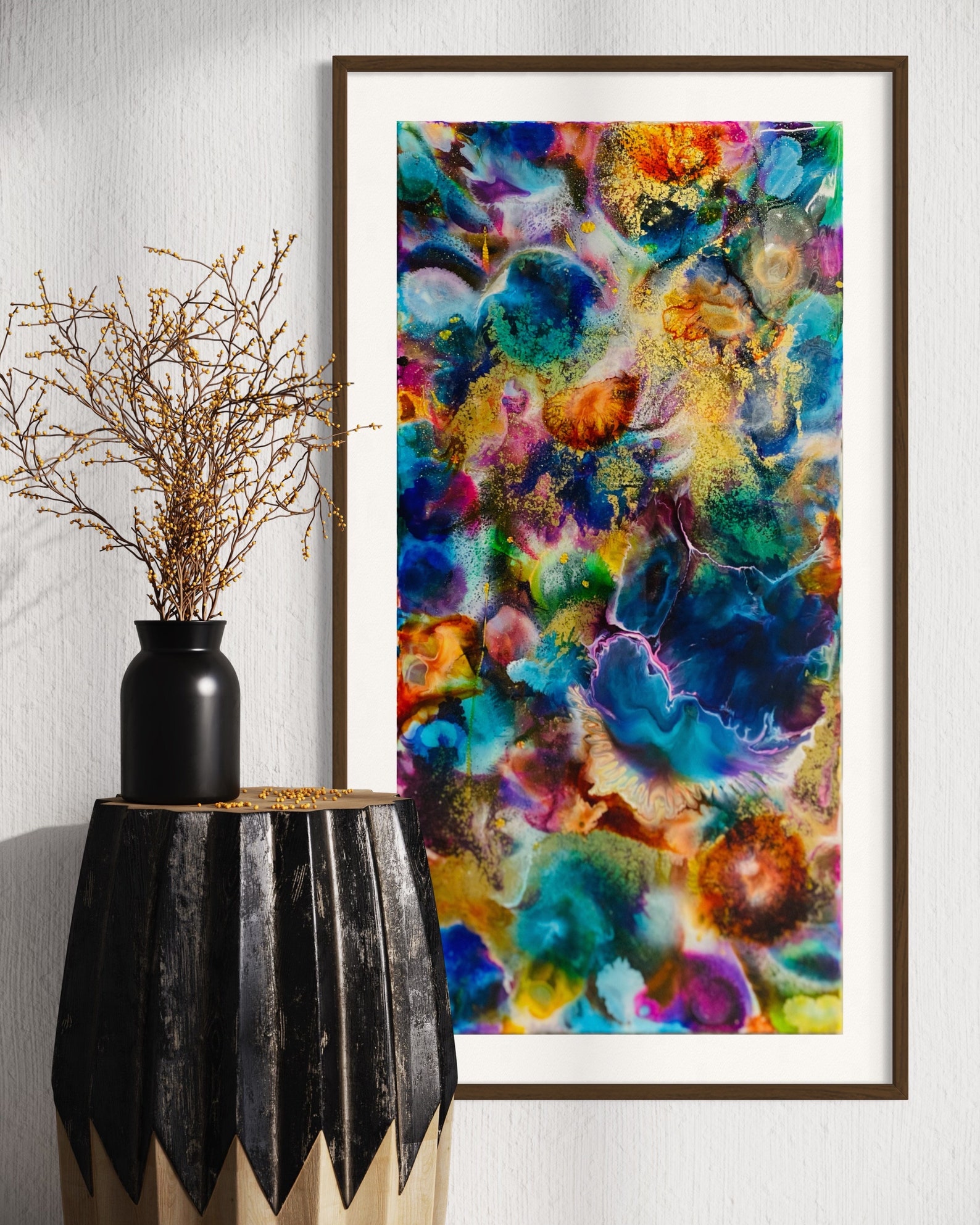 Resin Wall Art Epoxy Resin Painting Original Resin Abstract Art Resin ...