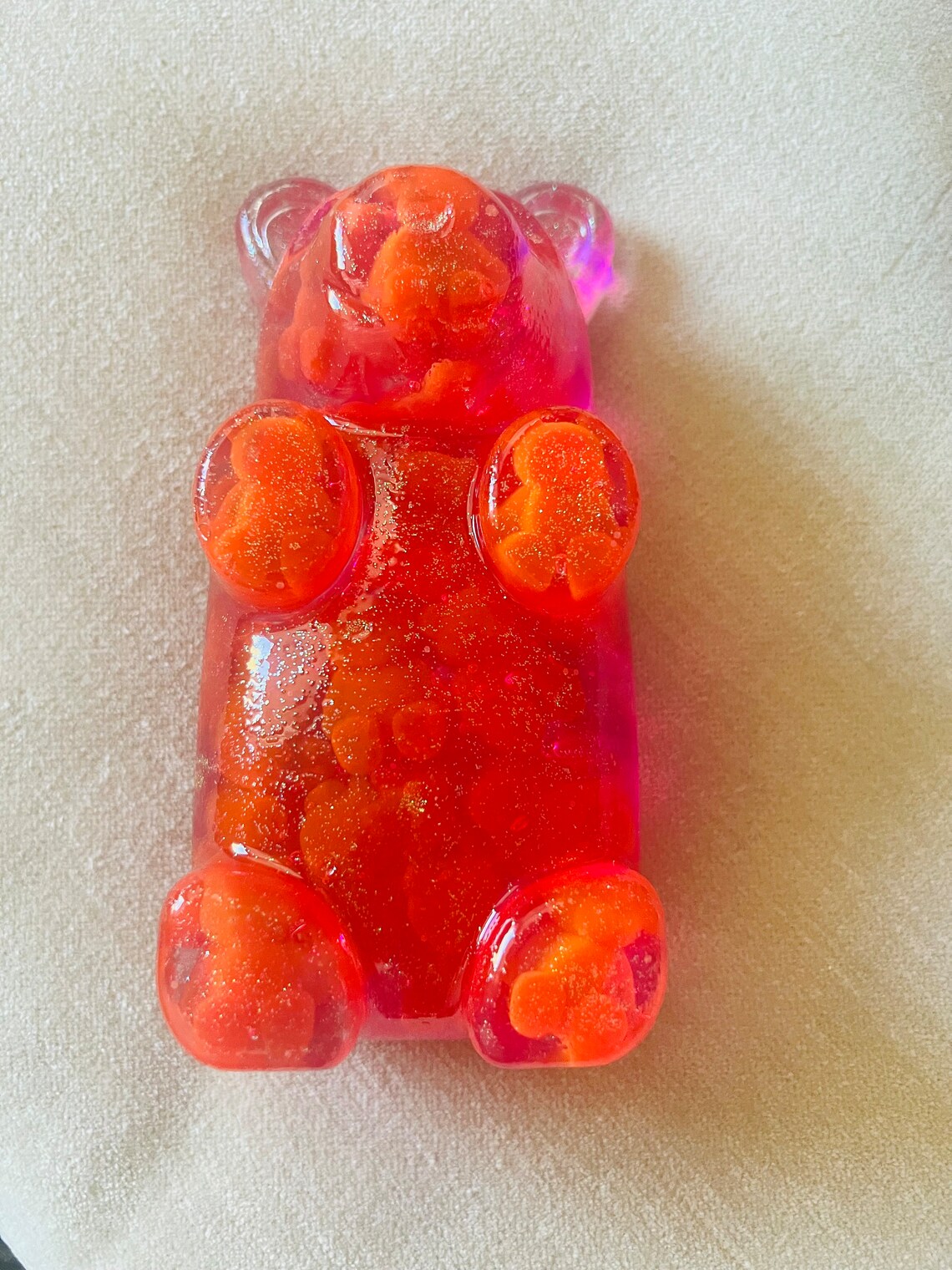 Resin Gummy Bear Large Resin Gummy Bear Epoxy Gummy Bear Gummy Bear ...