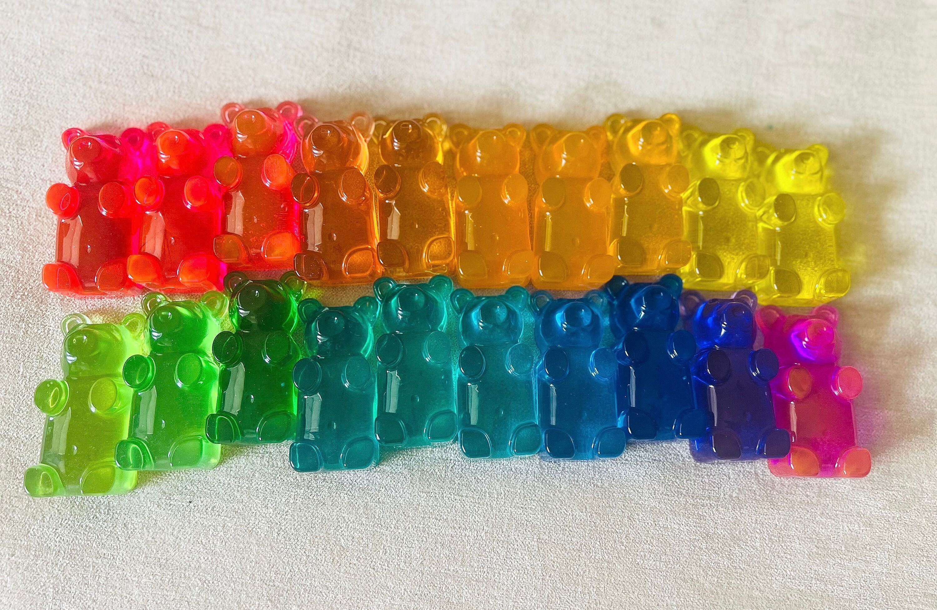 Resin Gummy Bear Epoxy Resin Gummy Bear Set Gummy Bear Statue Epoxy ...