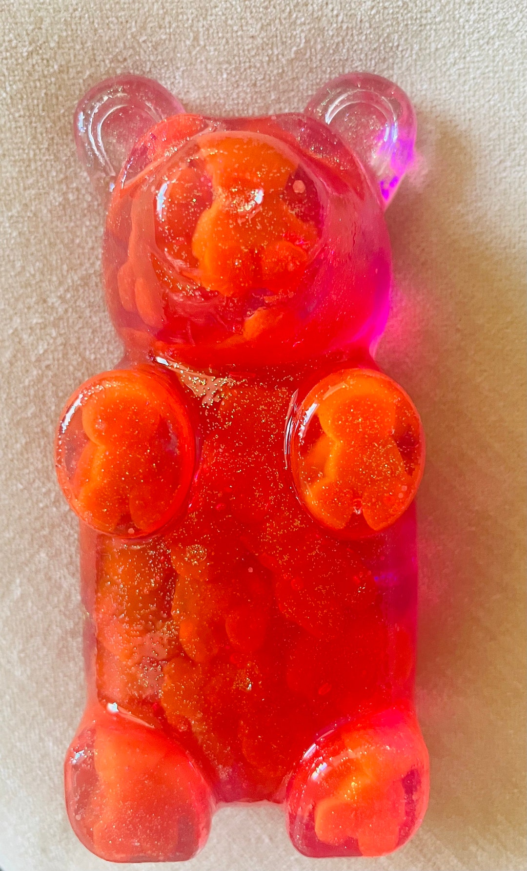 Resin Gummy Bear Large Resin Gummy Bear Epoxy Gummy Bear Gummy Bear ...