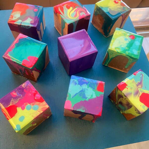 Wooden Resin Wall Art - Etsy