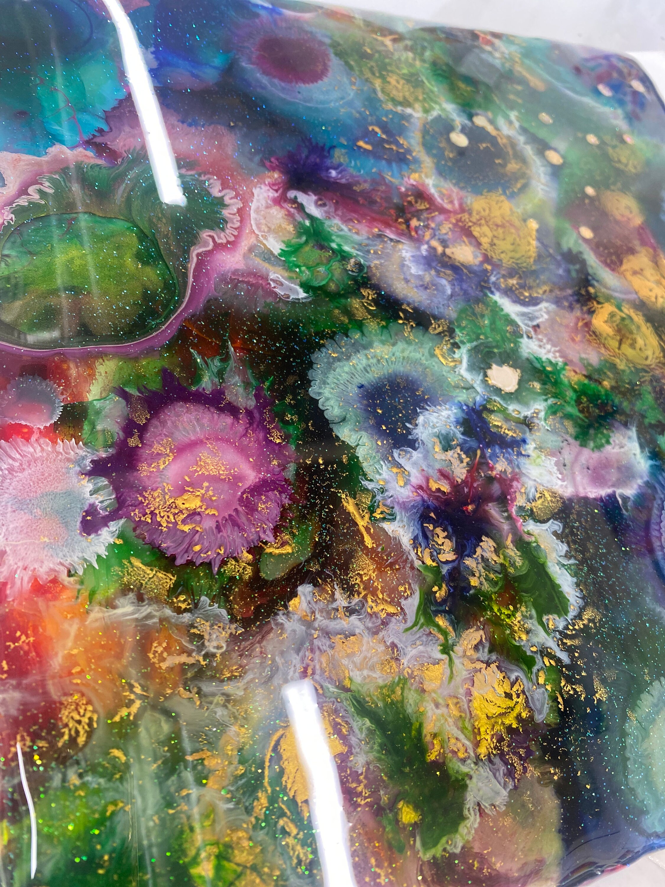 Resin Wall Decor Resin Artwork 3D Resin Artwork Modern Resin Wall Art ...