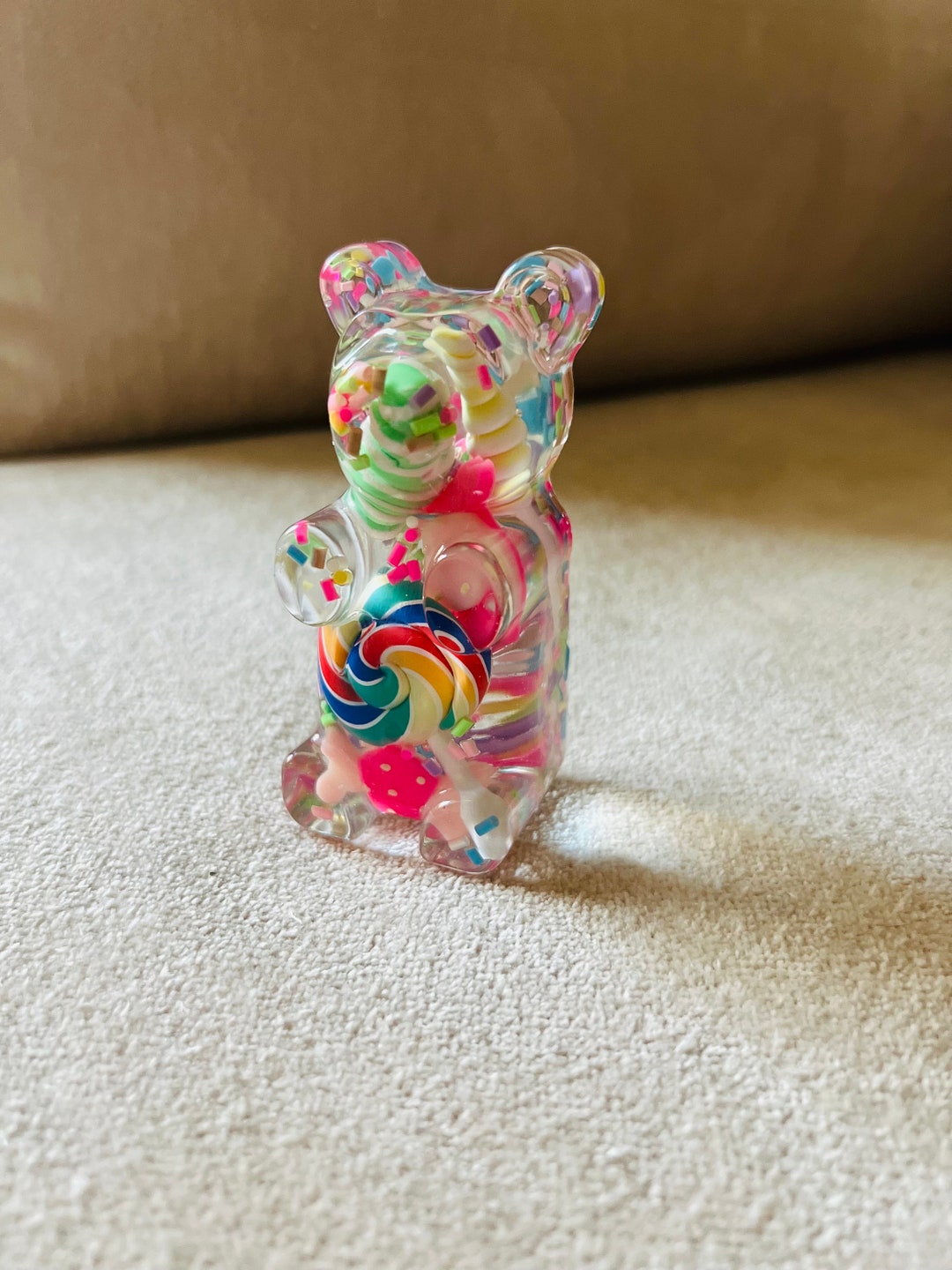 Gummy Bear Magnet Resin Gummy Bear Decor Sprinkle Magnets Fridge Decor ...