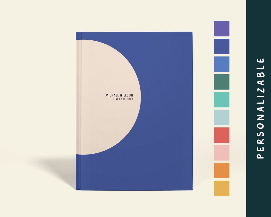 Personalized Circle Notebook: A5 Hardcover - Etsy
