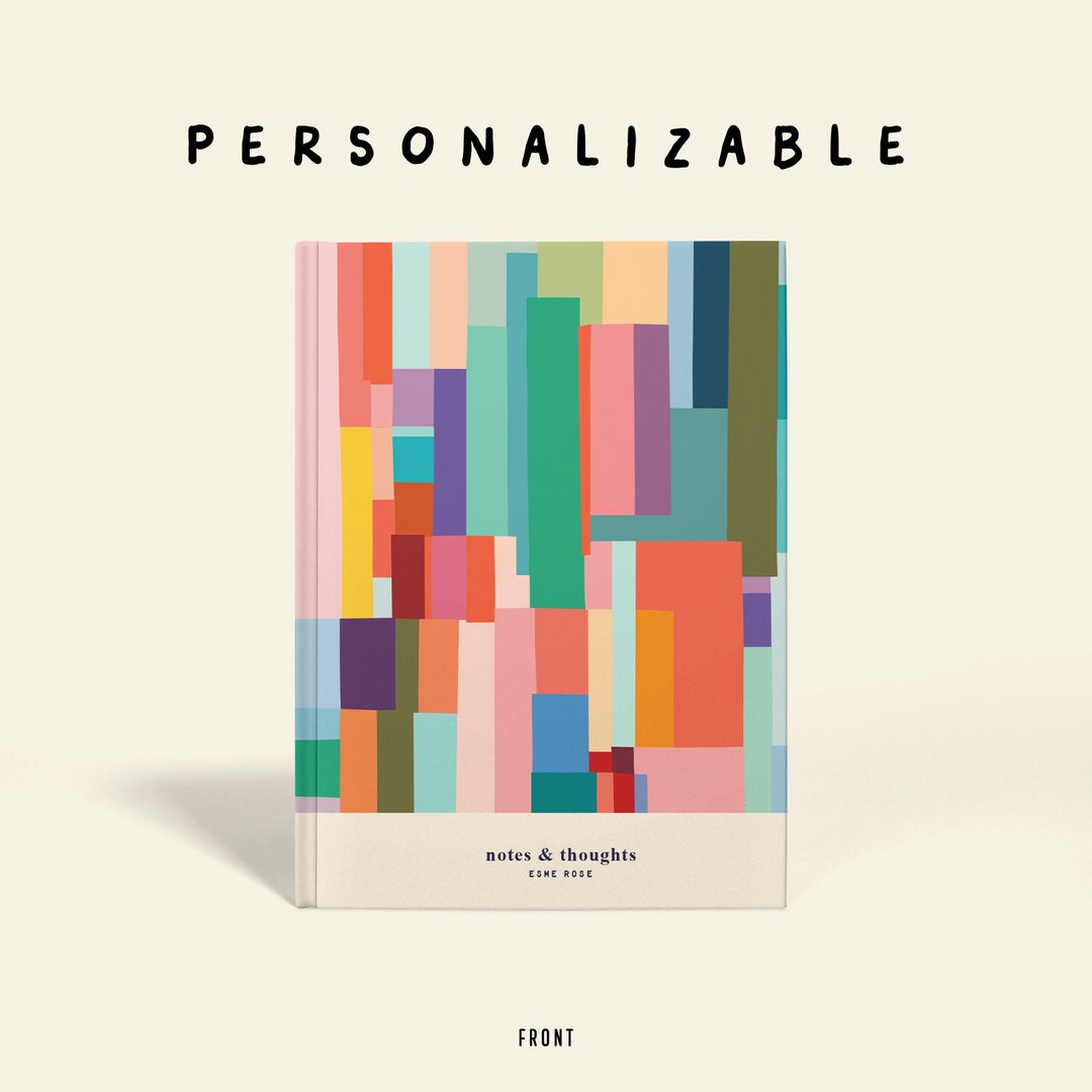 Personalized Abstract Journal: Hardcover or Paperback - Etsy