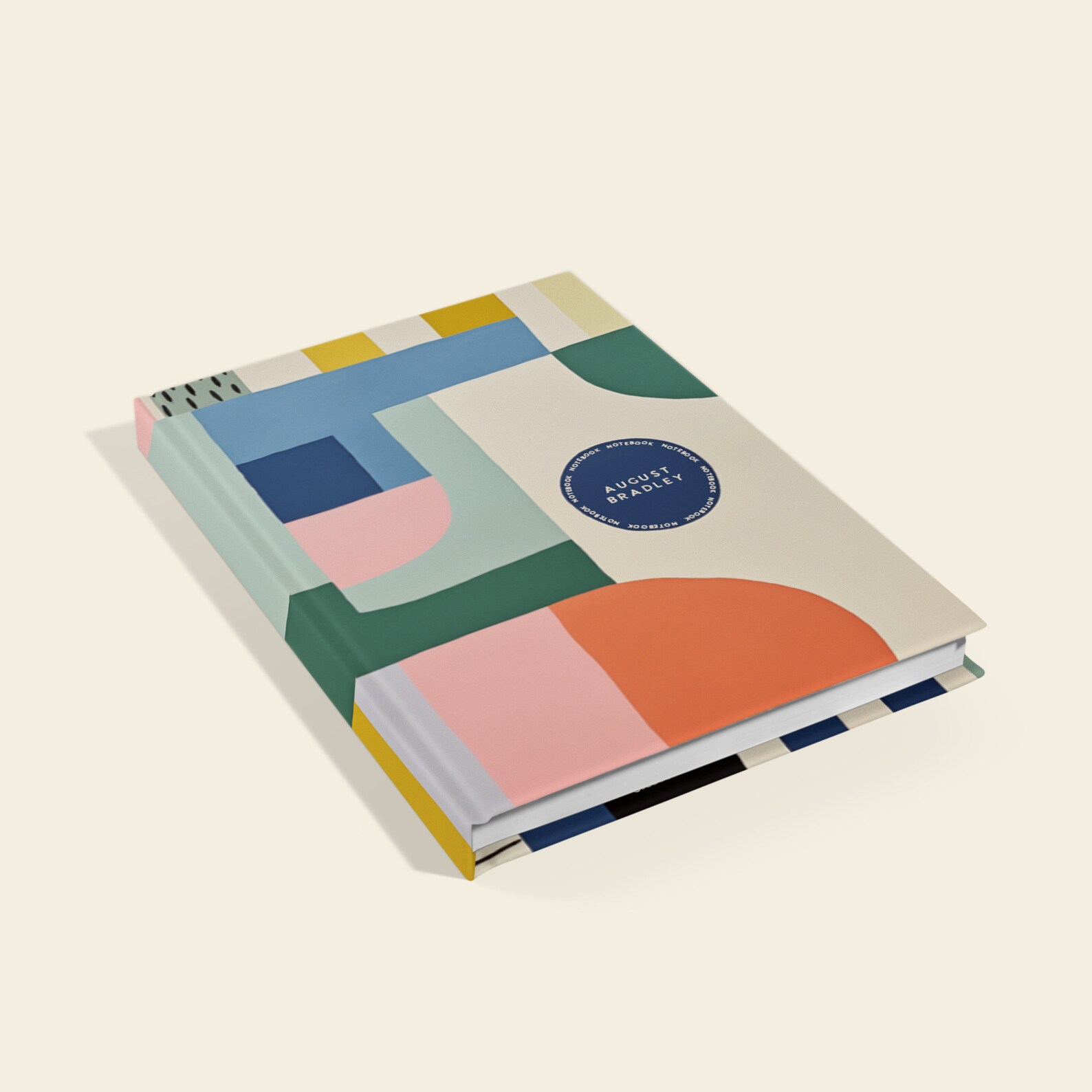 Personalized Abstract Shapes Notebook: A5 Hardcover or Paperback - Etsy