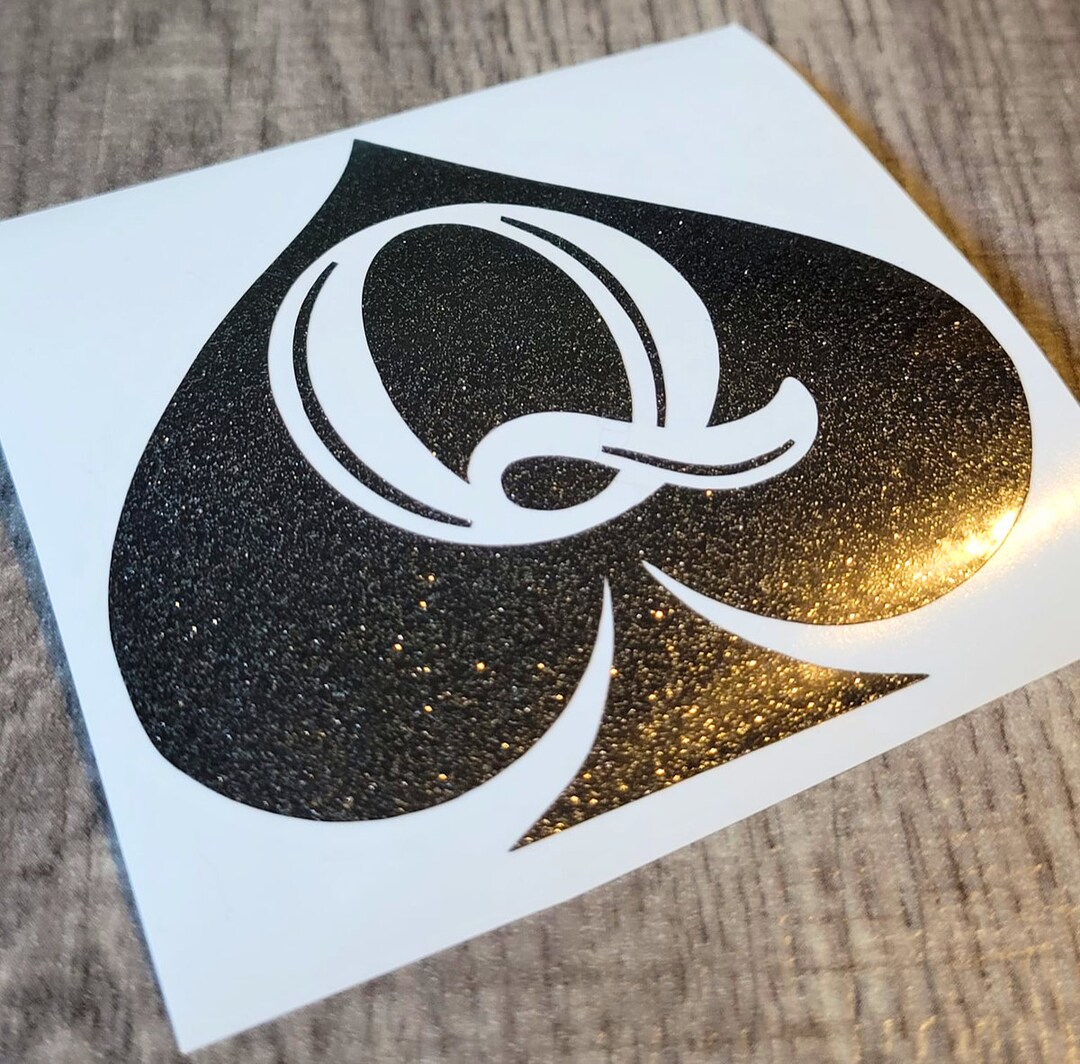 Queen of Spades Glitter Decal Qos Sticker Car Laptop Sexy - Etsy Australia