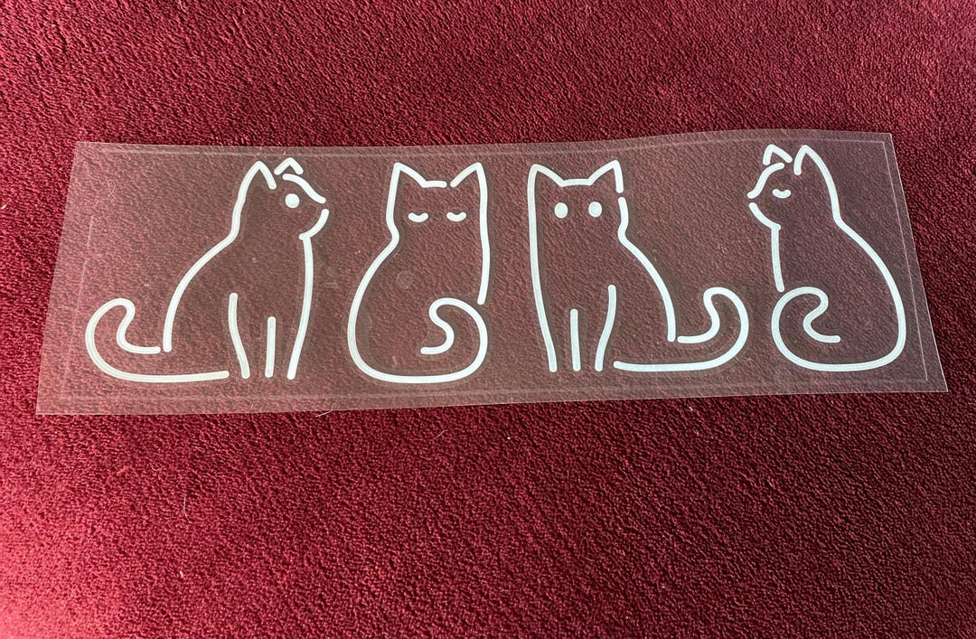 Cat Car Window Decal - Etsy