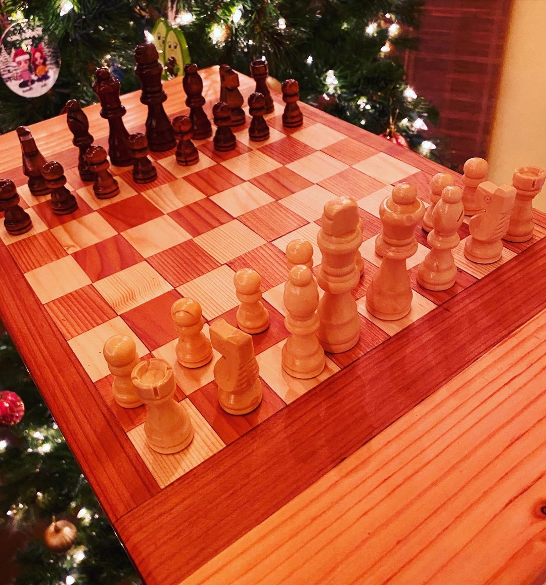 Charcuterie Chess Board Food Safe Pieces Included - Etsy