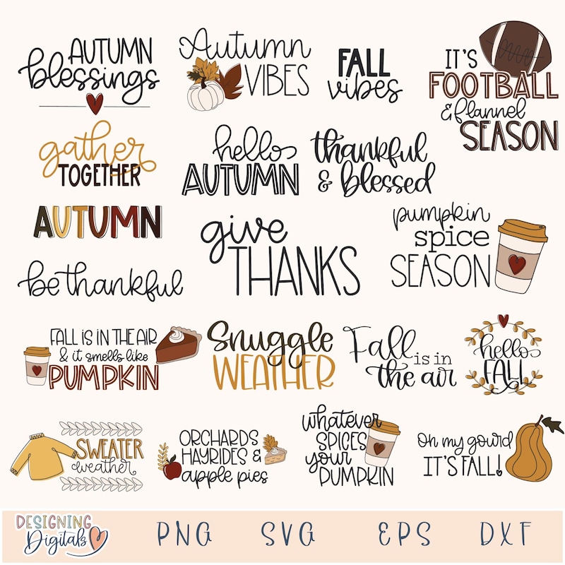 Fall Svg - Etsy