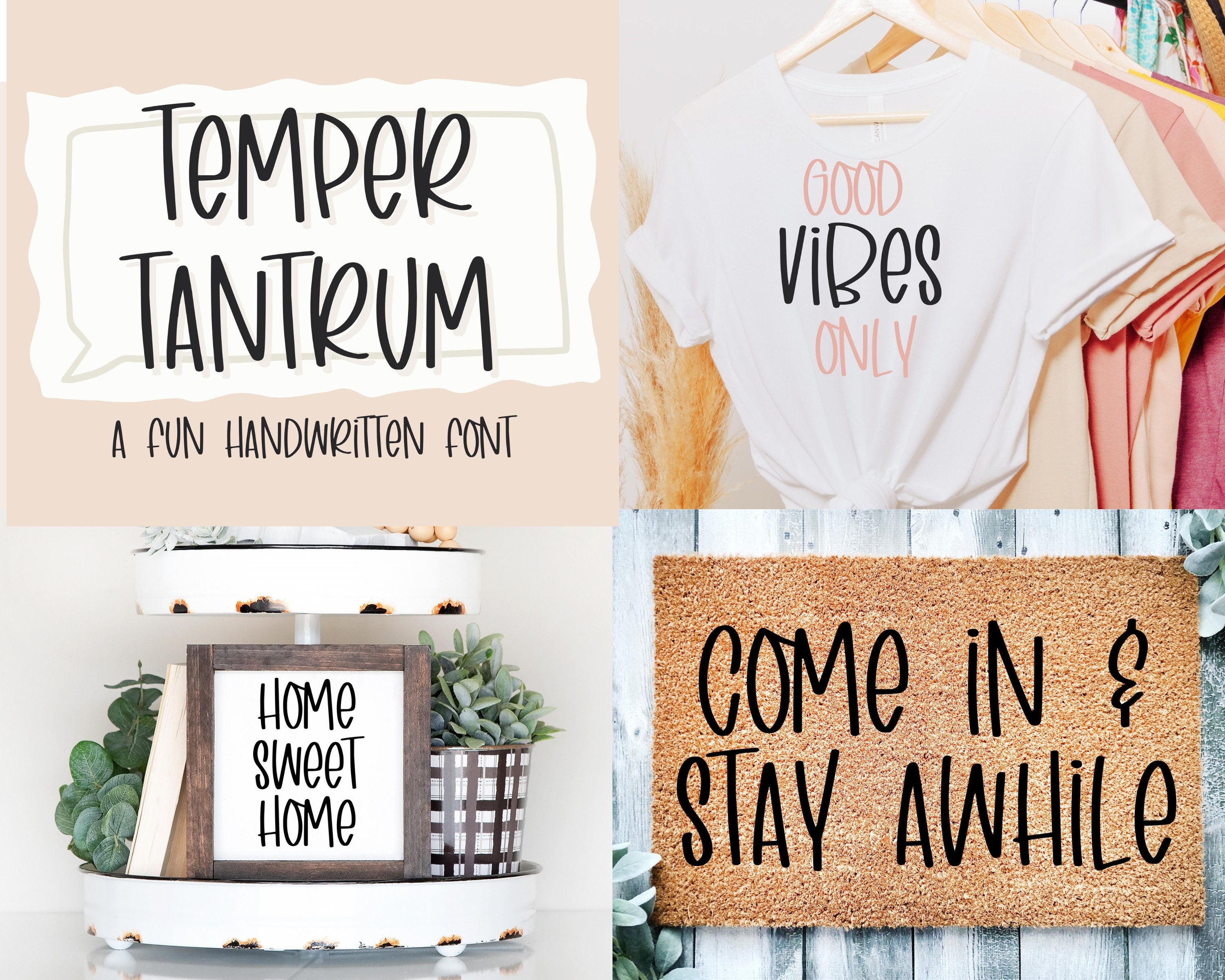 Huge Handwritten Font Bundle for Cricut, Cursive Handwriting Fonts ...