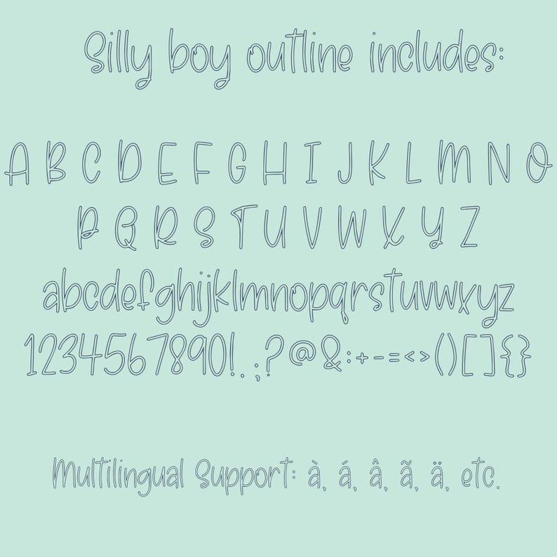 Silly Boy Font Duo: Fun Handwritten Font for Cricut (OTF, TTF, WOFF) - Etsy
