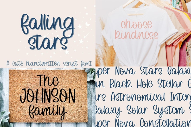 Cute Handwritten Font Bundle Cute Handwriting Fonts for - Etsy