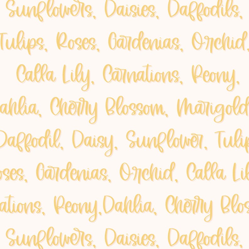 Sunflower Blooms, Cute Handwritten Font for Cricut, Cursive Handwriting ...