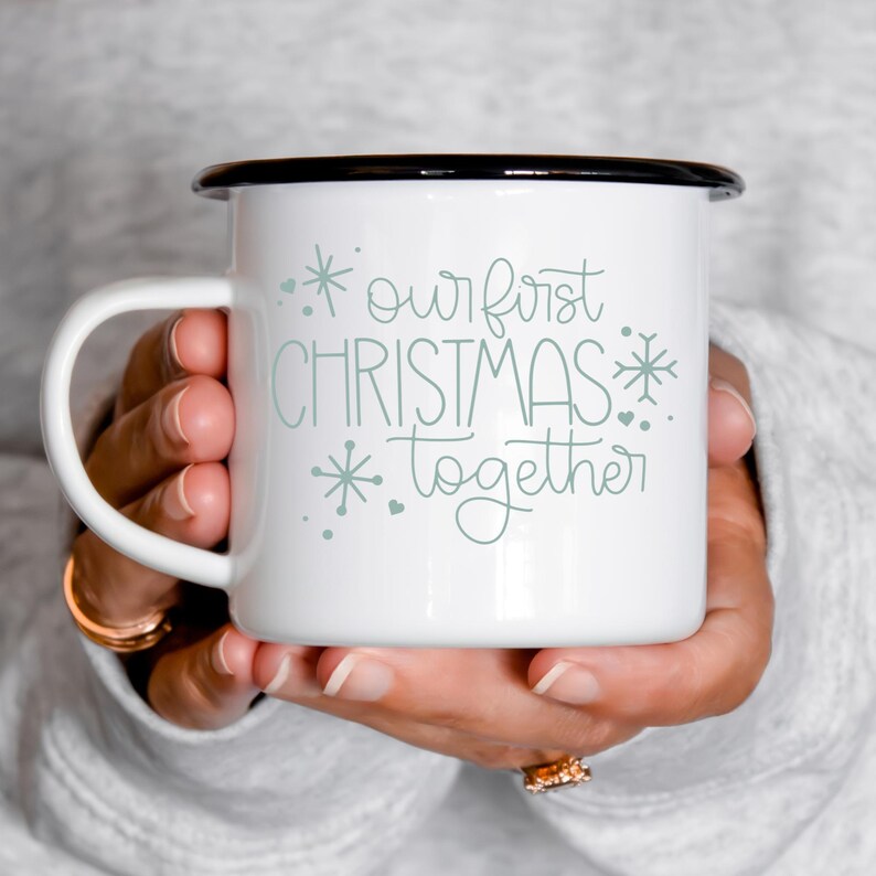 Our First Christmas Together SVG: Newlywed Holiday Design (digital ...