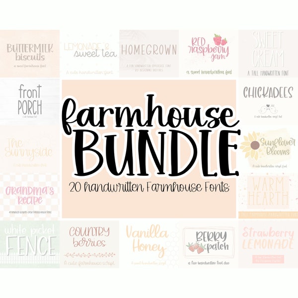Fun Cursive Fonts - Etsy