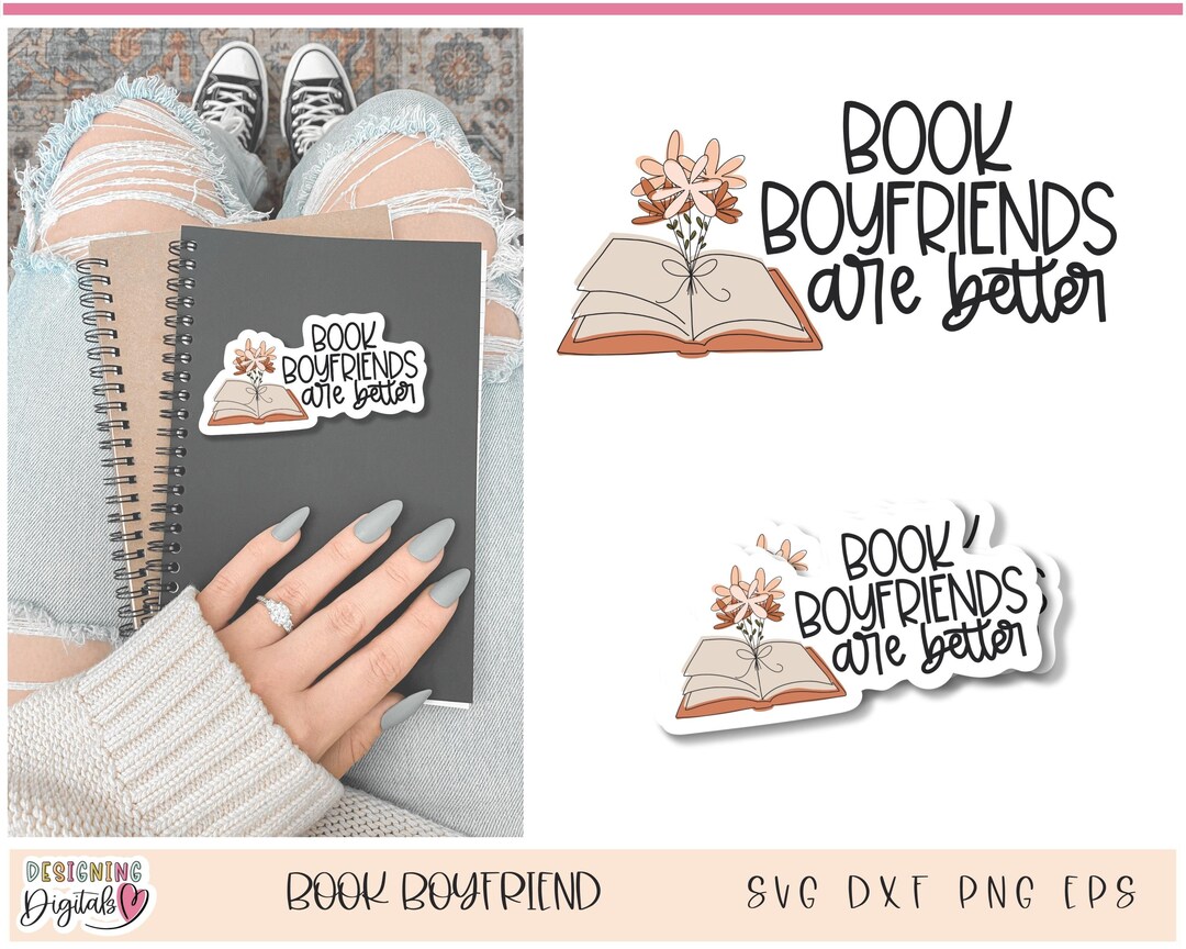 Funny Book SVG, Cute Reading SVG for Bookish Stickers, Bookish ...