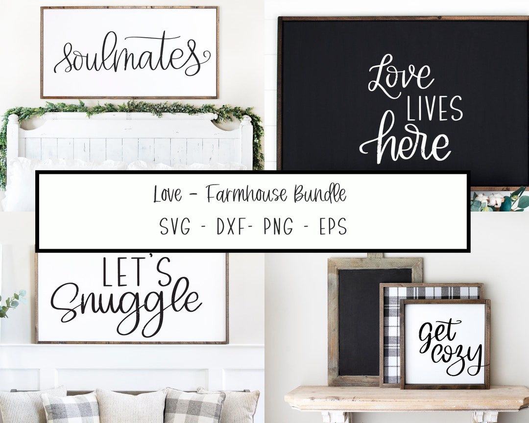 Farmhouse SVG Mini Bundle Farmhouse Decor SVG Let's - Etsy
