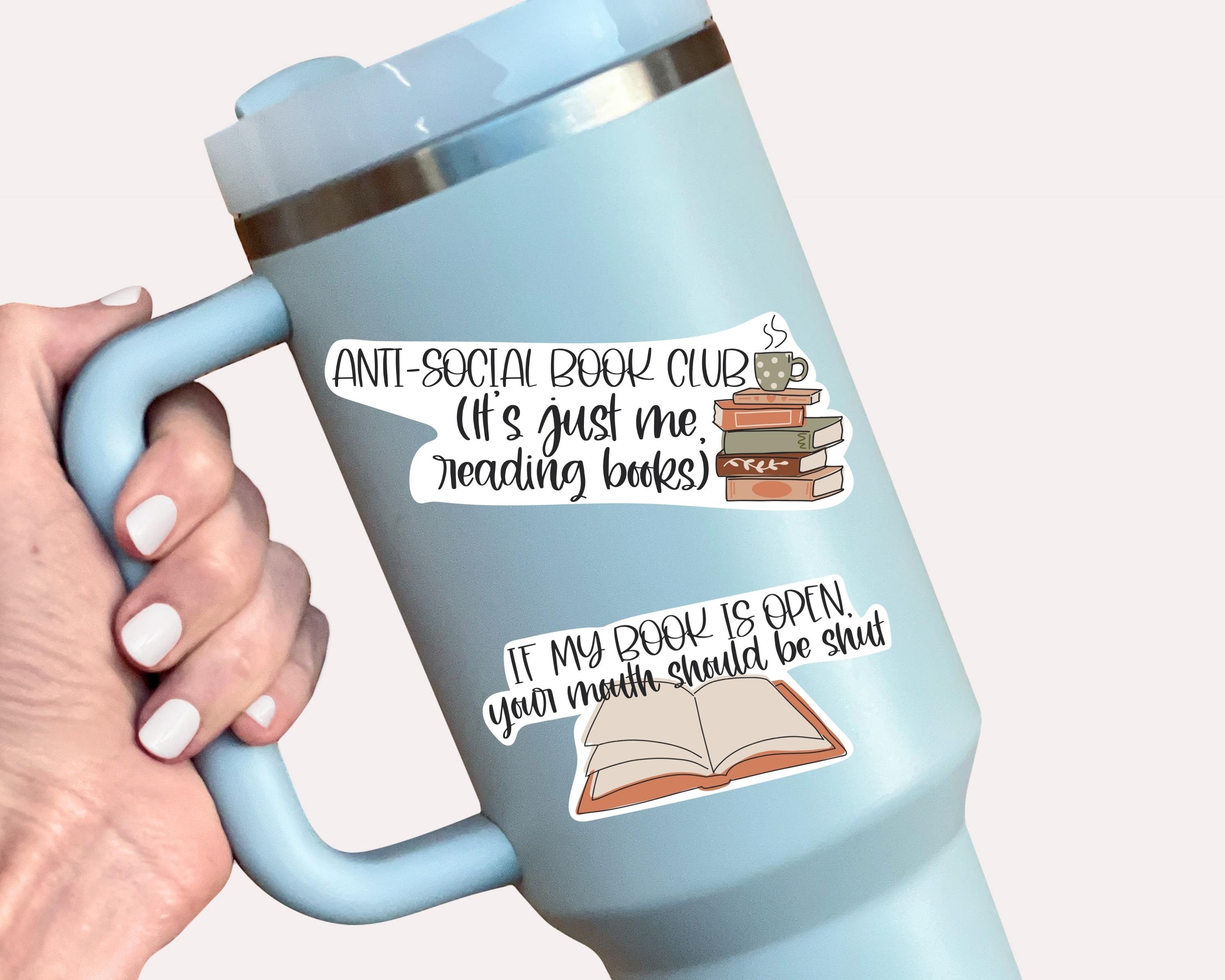 Funny Book SVG Cute Reading SVG for Bookish Stickers Bookish - Etsy