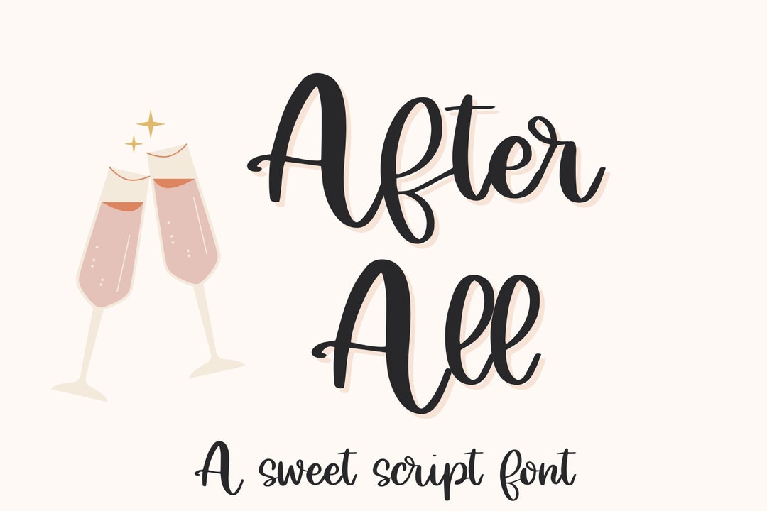 Cute Script Font for Cricut, Handwritten Font, Cursive Font, Wedding ...