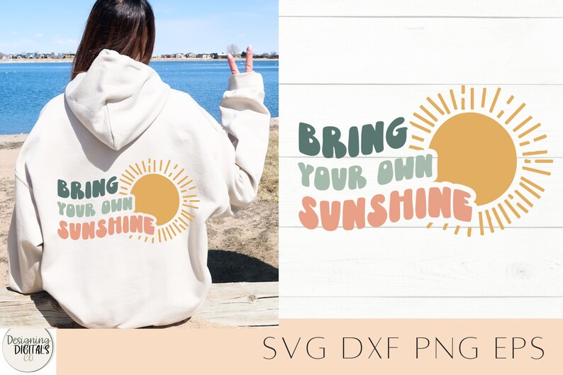 Retro Summer SVG, Bring Your Own Sunshine SVG, Sun Svg, Beach SVG ...