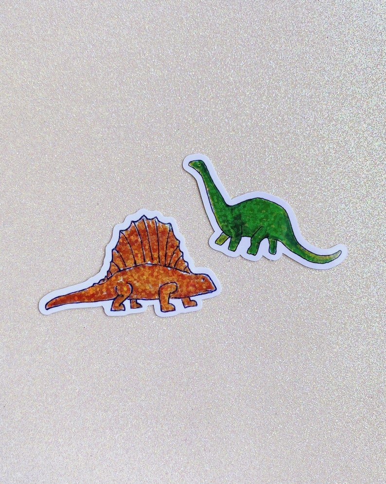 Dinosaur Sticker Set // Stegosaurus Sticker // Dinosaur Gift ...