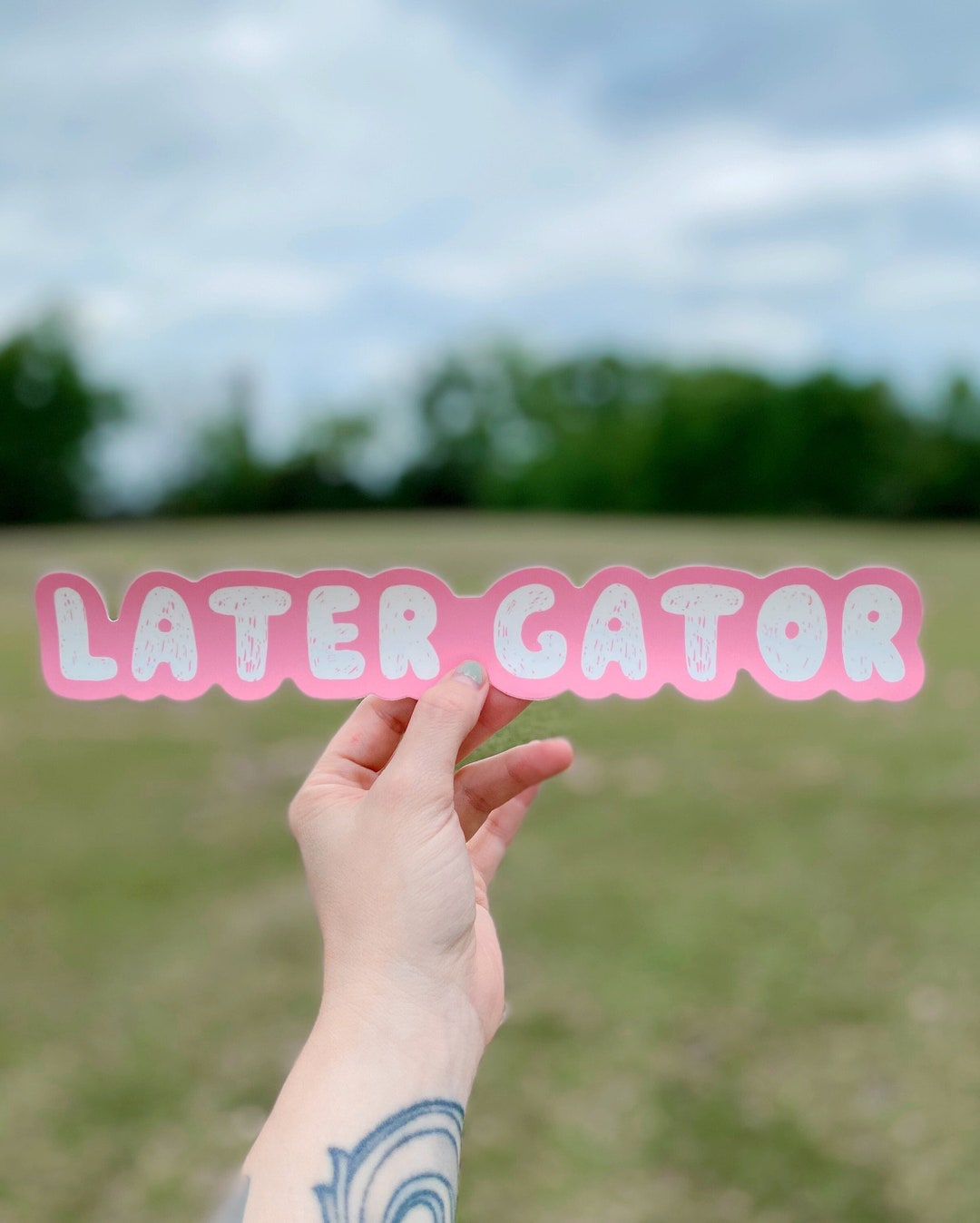 Later Gator Bumper Sticker // Bumper Sticker // Alligator // Gator Gift ...