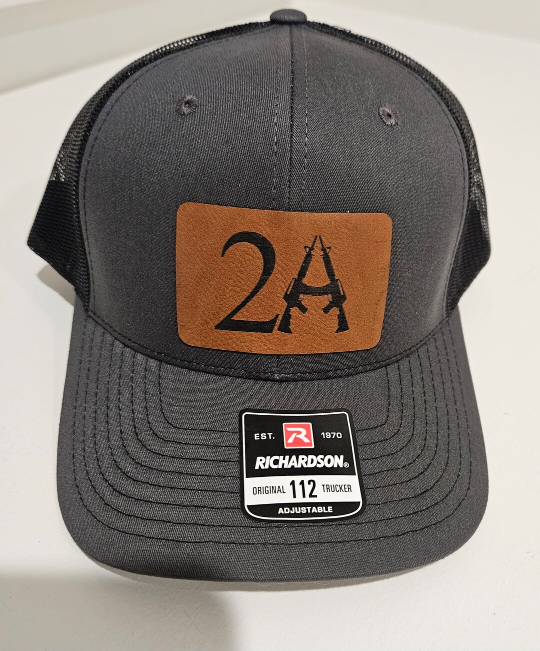 2A, Second Amendment, Richardson 112, Trucker Hat, Leatherette Patch Hat, Snapback Hat - Etsy