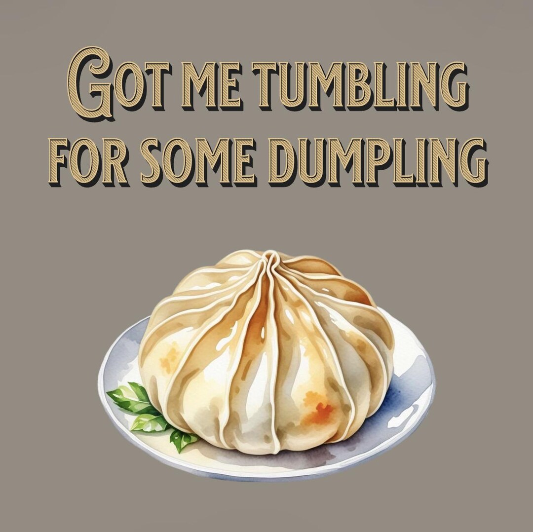 Funny Dumpling Dim Sum Printable Art - Etsy