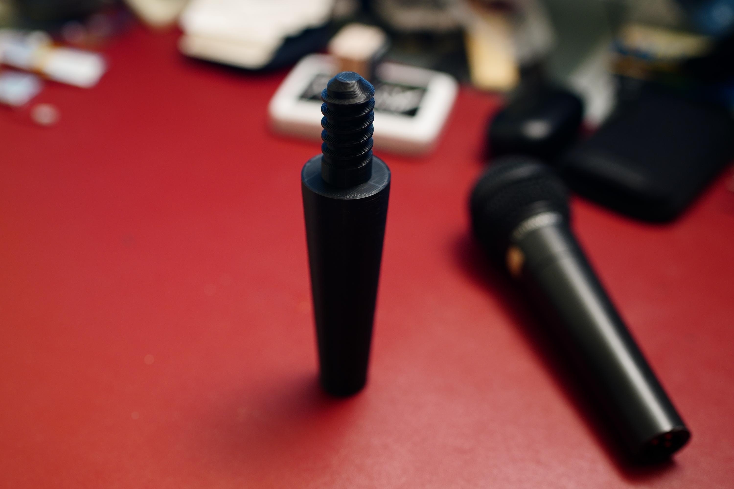 Microphone Stand Adapter for Broom Handle Threads - Predicament Toy - Etsy